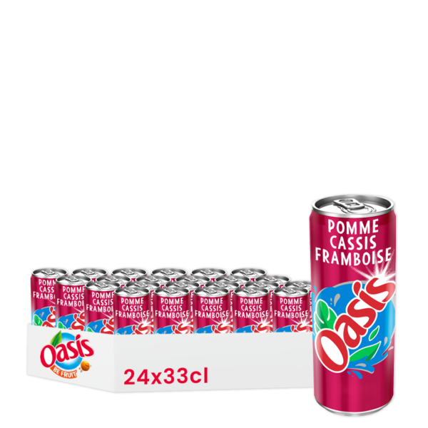 La boisson Oasis Pomme Cassis Framboise 33cl est disponible | IDF ...
