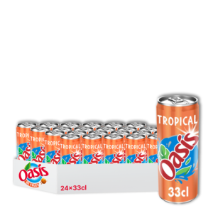 La boisson Oasis Tropical 33cl est désormais disponible | IDF Distribution