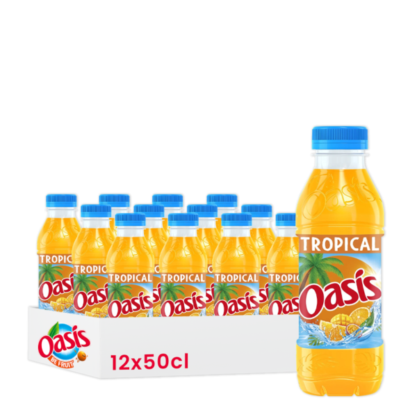 La boisson Oasis Tropical 50cl est désormais disponible | IDF Distribution